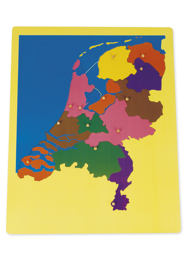 TimeTEX Puzzlekarte Niederlande "Montessori Premium" | 94718