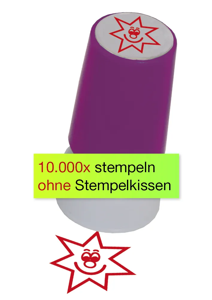 Siebdruck-Stempel "Perpetuum", "Stern" | 62966